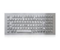 China USB 97 Keys Stainless Steel Keyboard With Integrated Numeric Keypad for sale