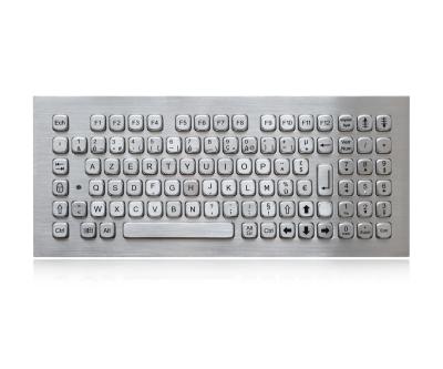 China USB 97 Keys Stainless Steel Keyboard With Integrated Numeric Keypad for sale