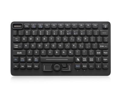 China Ip65 Sealed Military Emc Keyboard With Fsr & 12 Fn Keys for sale