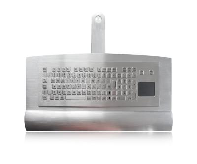 China IP68 Dynamic Vandal Proof Industrial Keyboard with 103 Keys & Touchpad for sale
