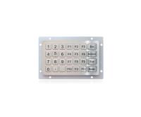 China Ip65 Waterproof Vandal Proof Metal Keypad With Short Stroke 0.45mm Tactile Feeling for sale