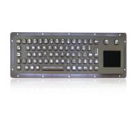 China IP65 Stainless Steel Backlit USB Keyboard With Tough Touchpad for sale