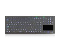 China 124 Keys Washable Medical Keyboard IP68 Sealed & Ruggedized Industrial for sale