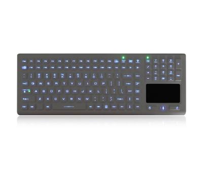 China 124 Keys Washable Medical Keyboard IP68 Sealed & Ruggedized Industrial for sale