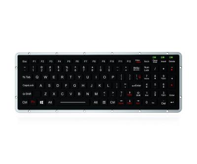 China 101 Keys Compact Chiclet Keyboard IP65 Dynamic Waterproof Rugged for sale