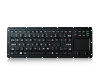 China IP65 Military Grade Rugged Keyboard With Built In Tough Touchpad For Fast Cursor for sale