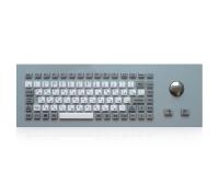 China IP65 Compact Industrial Keyboard With Trackball Silicone Keys for sale