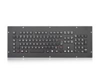 China Rugged Industrial Stainless Steel Keyboard 108 Keys For Outdoor for sale
