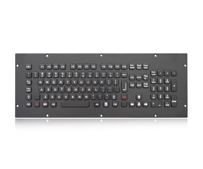 China Rugged Industrial Stainless Steel Keyboard 108 Keys For Outdoor for sale