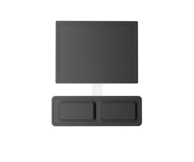 China IP65 Industrial Touchpad With 2 Micro Key Switch Buttons IIC Interface for sale
