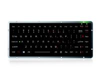 China IP65 Rugged Chiclet Keyboard With Polymer Keys, Military Level Backlight Keyboard for sale