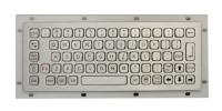 China Mini Industrial Metal Keyboard No FN Keys , Panel Mount Keyboard USB / PS2 Connectors for sale