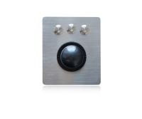 China IP65 Vandal Proof Trackball Pointing Device 50mm Removable Laser Trackball for sale