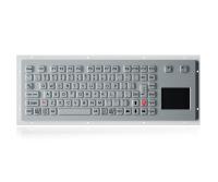 China 89 Keys Backlit USB Keyboard IP65 Dynamic Waterproof With Ruggedized Touch Touchpad for sale