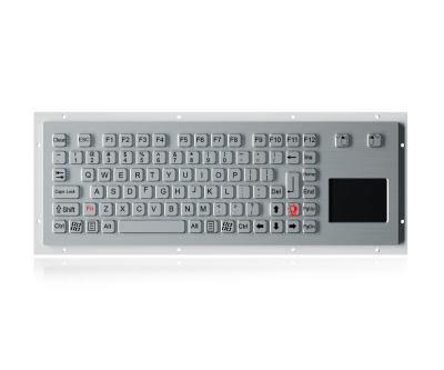 China 89 Keys Backlit USB Keyboard IP65 Dynamic Waterproof With Ruggedized Touch Touchpad for sale