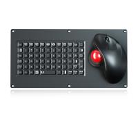 China Compact Format Military Keyboard With 69 Keys And Ergonomic Trackball Mouse for sale