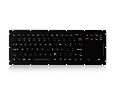 China MIL-STD-461G MIL-STD-810F Compliant Military Rugged Keyboard with Touchpad 315.0mm x 108.0mm L x W for sale
