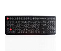 China 107 Keys Industrial Membrane Keyboard with Chemical and Liquid Resistance G.W. 1.40KG for sale