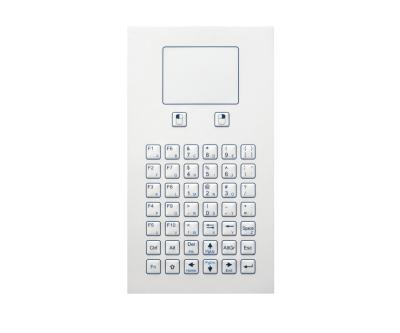 China 44 Keys Industrial Membrane Keyboard IP65 Dynamic With Ruggedized Touchpad for sale