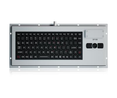 China 89 Keys Military Keyboard IP67 Dynamic Sealed And Durable Embedded Silicone Rubber Keyboard for sale