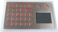 China Industrial Keypad IP67 with Touchpad Backlight Panel Mount for Outdoor for sale