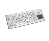 China IP65 desktop metal compact keyboard with touchpad industrial pc keyboard for sale