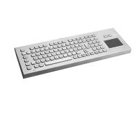 China IP65 desktop metal compact keyboard with touchpad industrial pc keyboard for sale