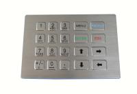China Panel Mount Industrial Metal Keypad Vandal Resistant for Kiosk for sale