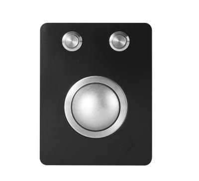 China Stainless Steel Black Optical Trackball Pointing Device Vandal Proof And Weatherproof for sale