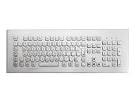 China 111 Keys Industrial Metal Keyboard  2.0mm Long Stroke For Fast / Accurate Data Input  for sale