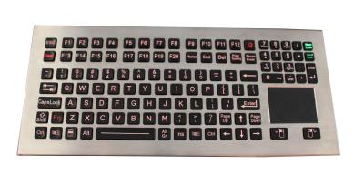 China 116 Keys Washable Industrial Keyboard With Touchpad Adjustable Backlight for sale