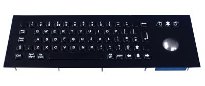 China Black Embedded Waterproof Wire Keyboard 1.5mm Thickness Front Plate for sale