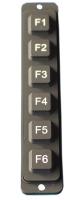 China 96mm X 18mm Dia PS2 Numeric Keypad With Carbon - On - Gold Key Switch for sale