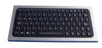 China Stand Alone Desktop Industrial Keyboard Black Color With Metal Enclosure for sale