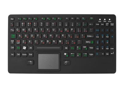 China Silicone Rubber Industrial Keyboard With Touchpad For Industry Military Medical for sale