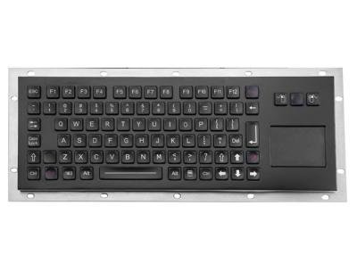 China USB PS2 Ruggedized Keyboard Military Industrial 85 Keys IP67 With Touchpad for sale