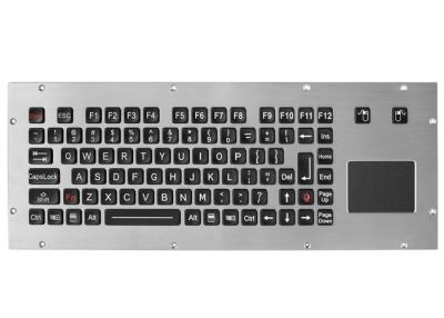 China Marine Rugged Keyboard Industrial Metal with Touchpad Kiosk IP67 for sale