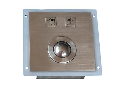 China 25.0mm 2 Mouse Button Trackball IP67 Dynamic Waterproof Stainless Steel for sale