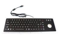 China Black IP67 Dynamic Usb Mechanical Keyboard 76 Keys With 38mm Trackball Mouse for sale