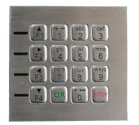 China Washable Metal Mechanical Keyboard 16 Keys IP67 With Excellent Tactile Feeling for sale