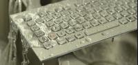 China Industrial Metal Kiosk Compact Keyboard with Ruggedized Trackball for sale