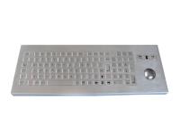 China IP65  industrial Metal Keyboard with numeric keys with trackball for sale