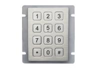 China Antibacterial Washable Metal Industrial Keypad 4x4 Atm Machine Keypad for sale