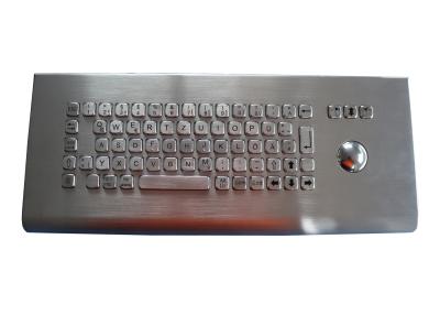China SUS304 IP68 Wall Mounted Metal Keyboard With Mechanicall Trackball for sale