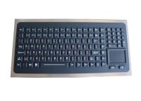China USB PS2 Washable Silicone Industrial Desktop Keyboard IP68 With Touchpad for sale