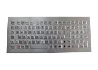 China Washable 96 Keys Industrial Metal Keyboard Outdoor With FN Keys for sale