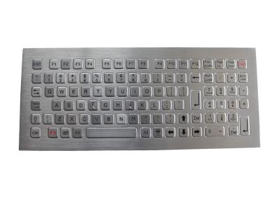 China Washable 96 Keys Industrial Metal Keyboard Outdoor With FN Keys for sale