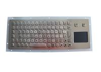 China IP67 Dynamic Waterproof Metal Keyboard Washable With Touchpad for sale