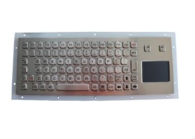 China IP67 Dynamic Waterproof Metal Keyboard Washable With Touchpad for sale