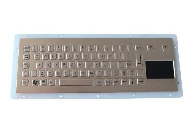 China Short Stroke Industrial Keyboard With Touchpad IP67 Dynamic Vandal Proof for sale